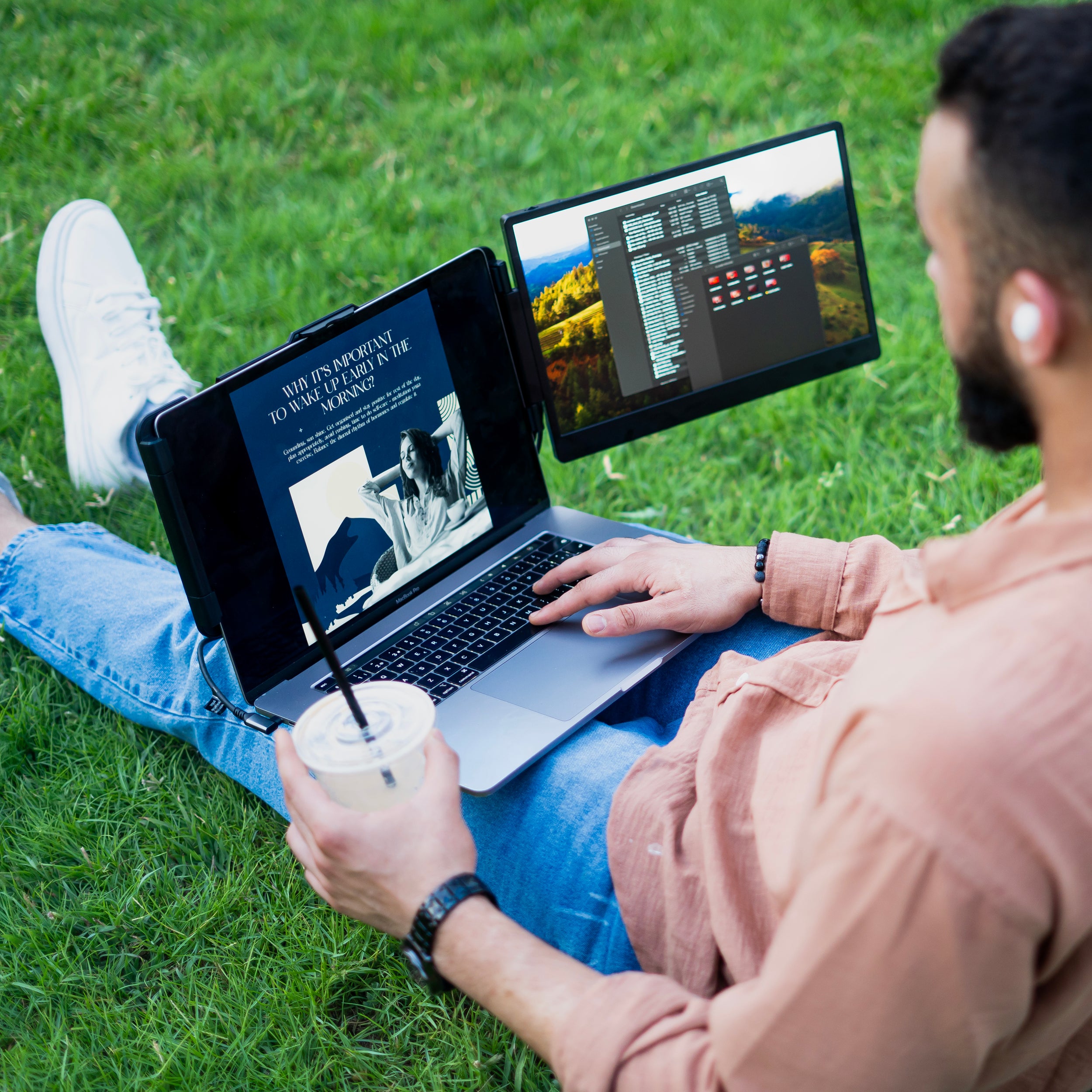 Multi-screen experience, multi-faceted life. – V2COM